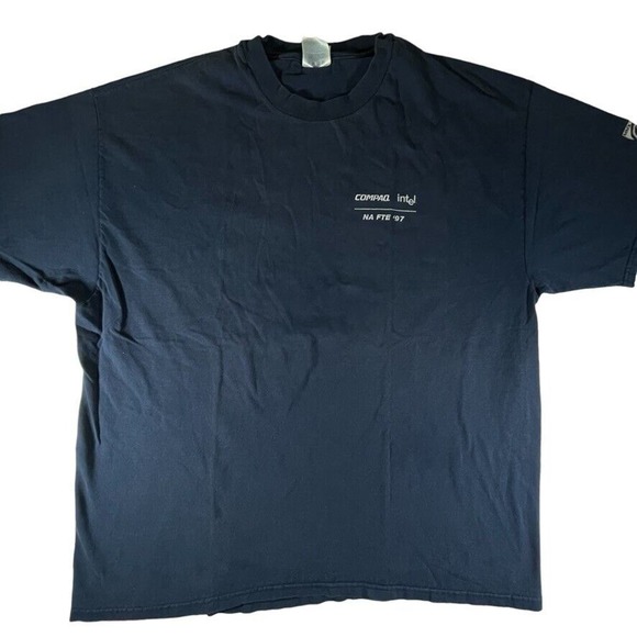 Hanes | Shirts | Vintage Compaq Intel Na Fte 97 997 Tshirt Intel Inside ...